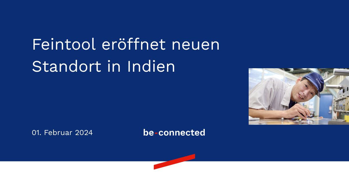 Feintool eröffnet neuen Standort in Indien