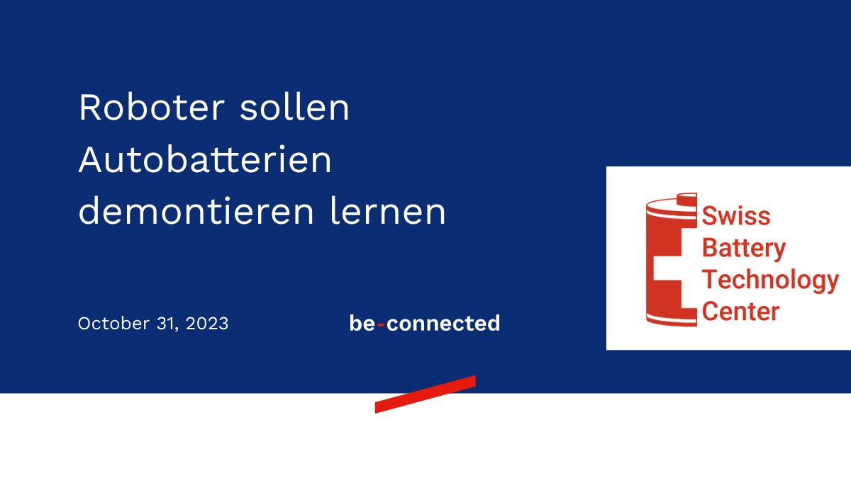 Roboter sollen Autobatterien demontieren lernen